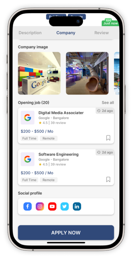 Job Finder And Resume App Template In React Native Findjob Multi Language By Camelcasetechnology