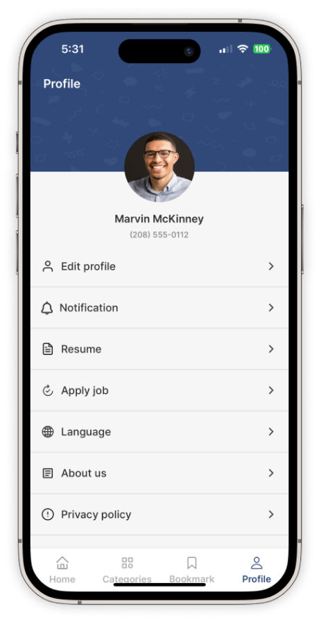 Job Finder And Resume App Template In React Native Findjob Multi Language By Camelcasetechnology