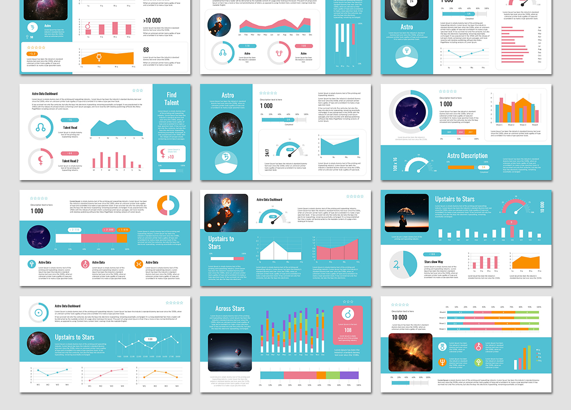 Astra Dashboards PowerPoint Presentation Template, Presentation Templates