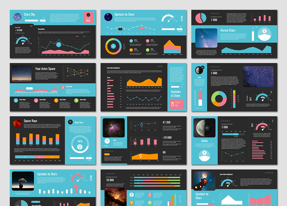 Astra Dashboards PowerPoint Presentation Template, Presentation Templates