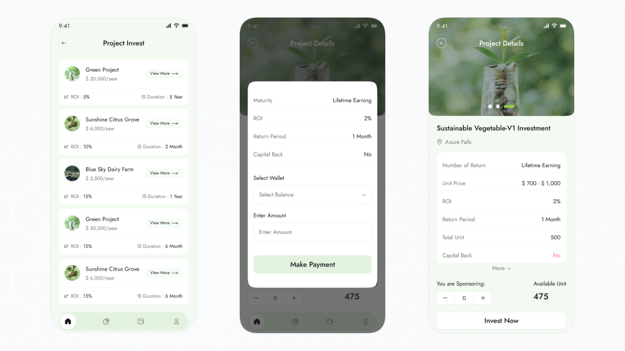 AgriWealth - Agricultural HYIP Investment Mobile Application (Android, iOS) by bug-finder