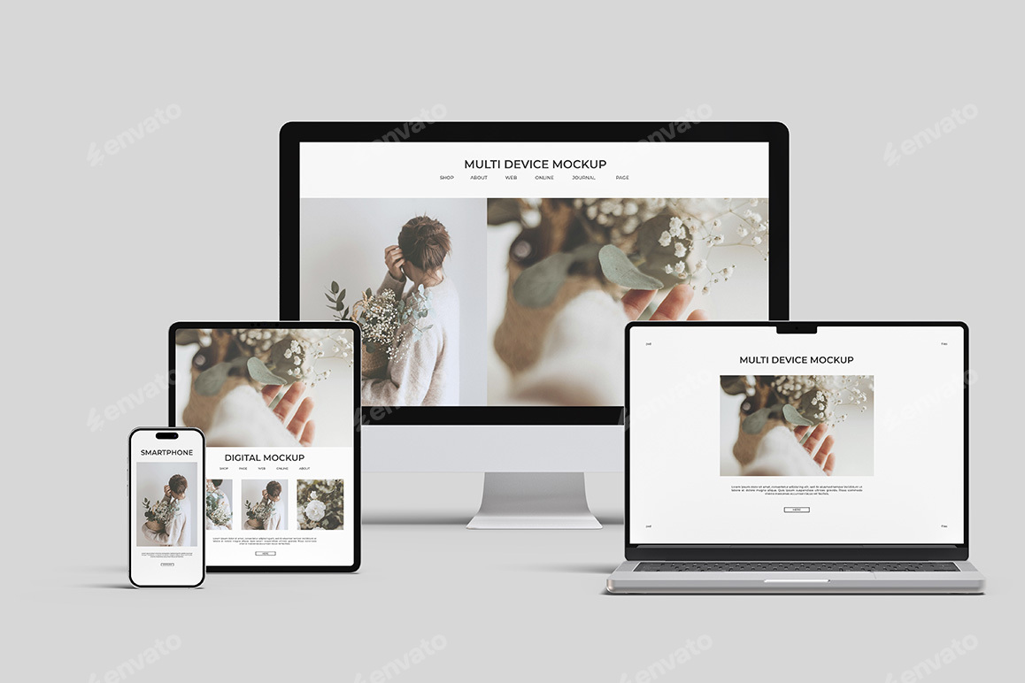 Responsive Device Mockup Scene Creator, Graphics | GraphicRiver