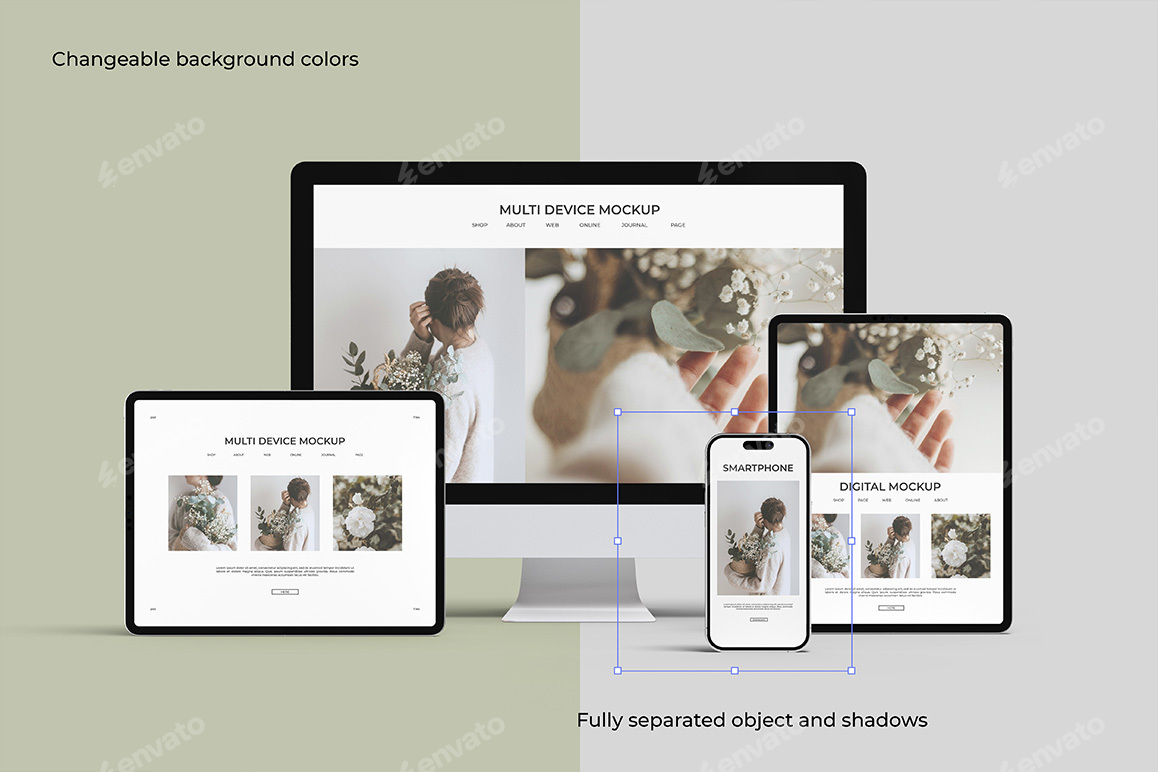 Responsive Device Mockup Scene Creator, Graphics | GraphicRiver