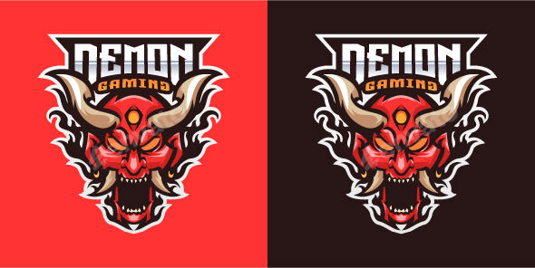 Demon Esport Logo, Logo Templates | GraphicRiver