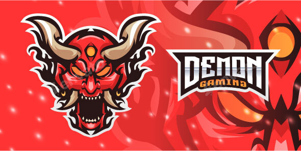 Demon Esport Logo, Logo Templates | GraphicRiver