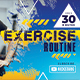 Exercise Youtube Thumbnail, Web Elements | GraphicRiver