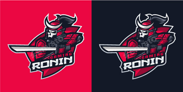 Ronin Skull Esport Logo, Logo Templates | GraphicRiver