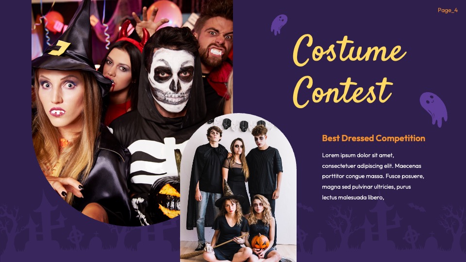 Halloween Celebration Powerpoint Presentation, Presentation Templates