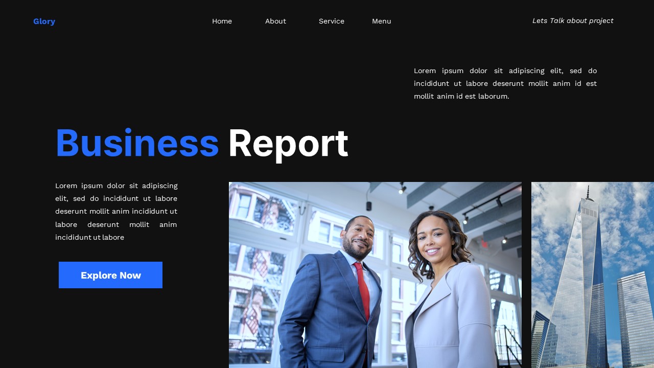 Business Report - Business Powerpoint Templates, Presentation Templates