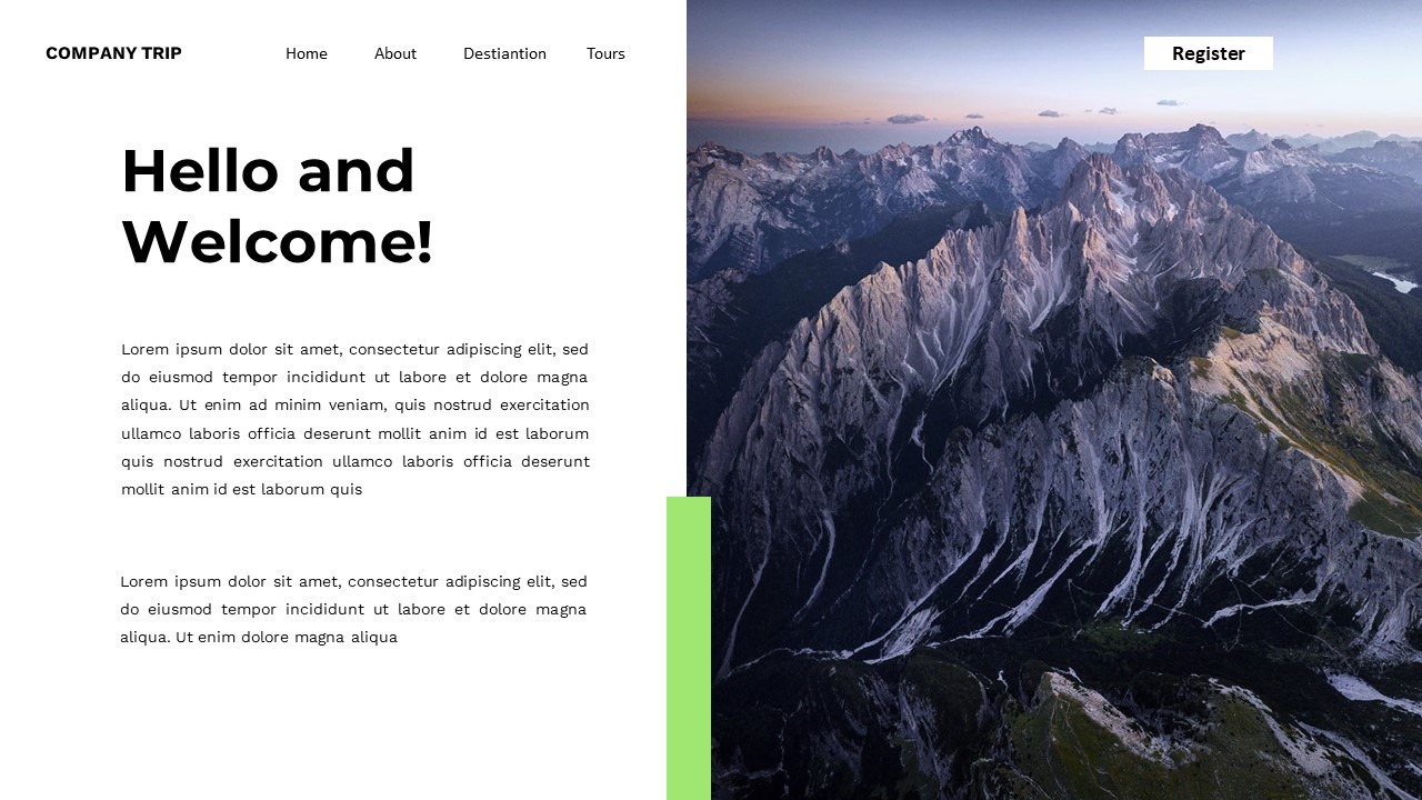 Nature - Mountain Powerpoint Templates, Presentation Templates ...