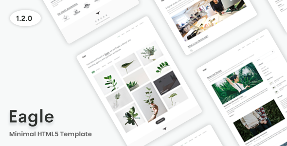 Eagle - Minimal HTML5 Template by Codebucks | ThemeForest