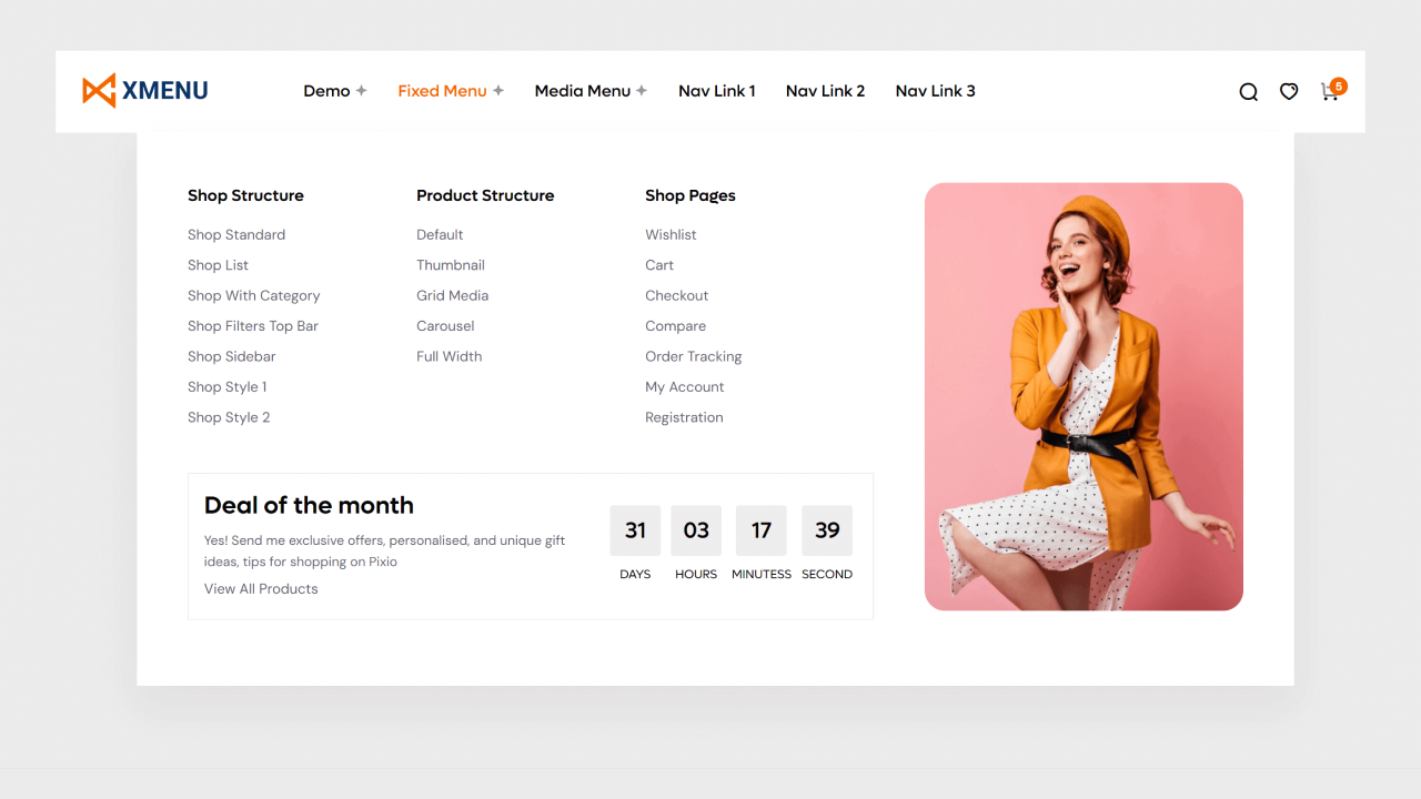 XMENU - Ultimate Responsive Mega Menu by IndianCoder | CodeCanyon
