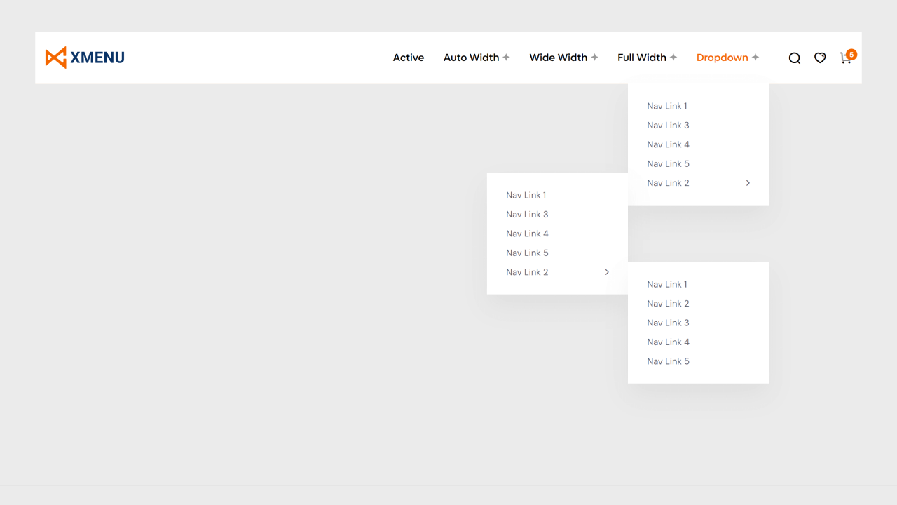XMENU - Ultimate Responsive Mega Menu by IndianCoder | CodeCanyon