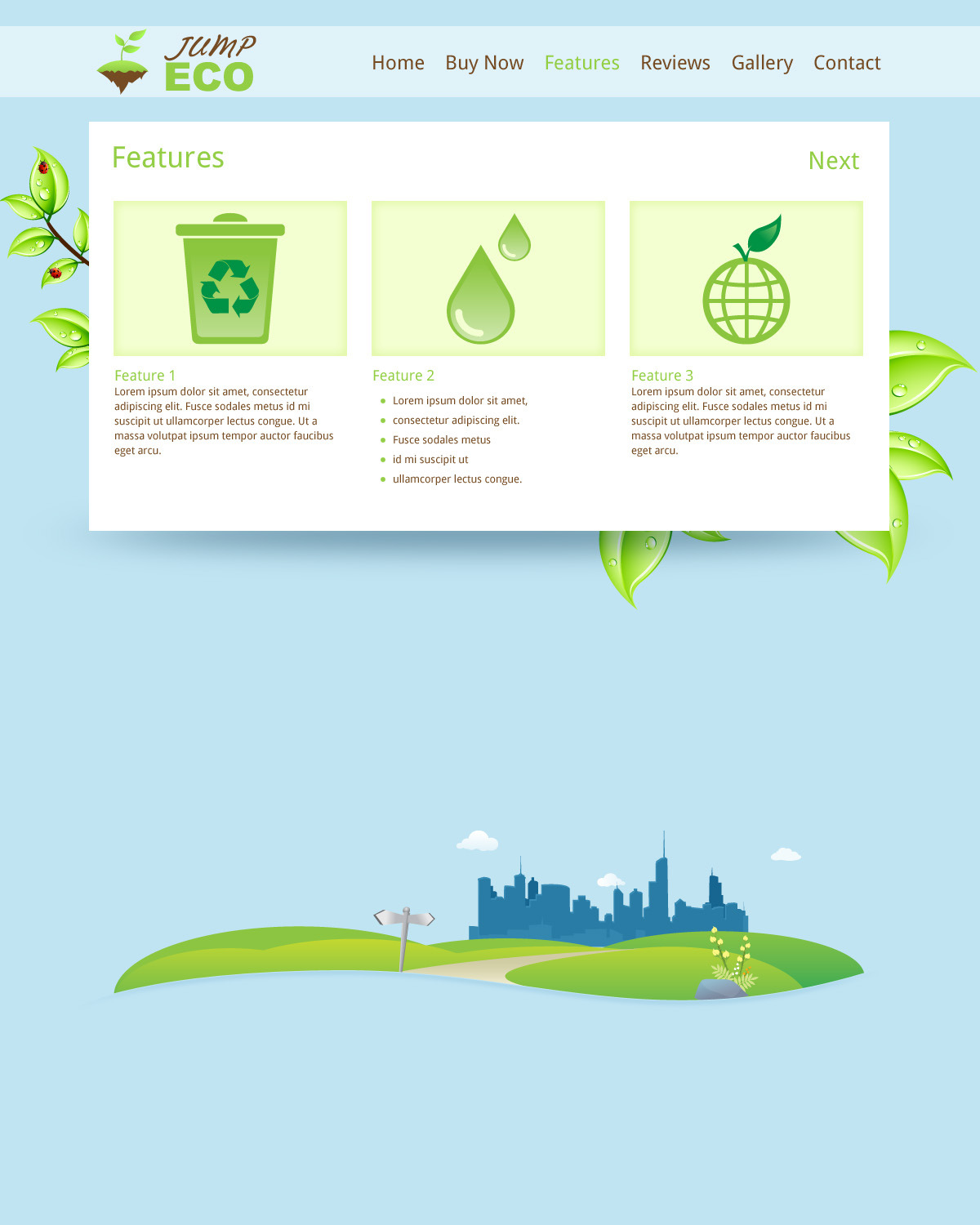 Jump Eco HTML - Slider - Single product shop by BakerWebDev | ThemeForest