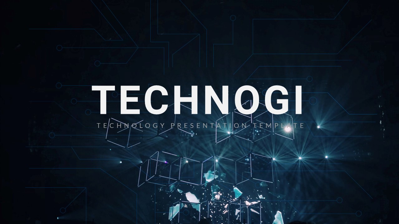Technogi - Technology Presentation PowerPoint Template, Presentation ...