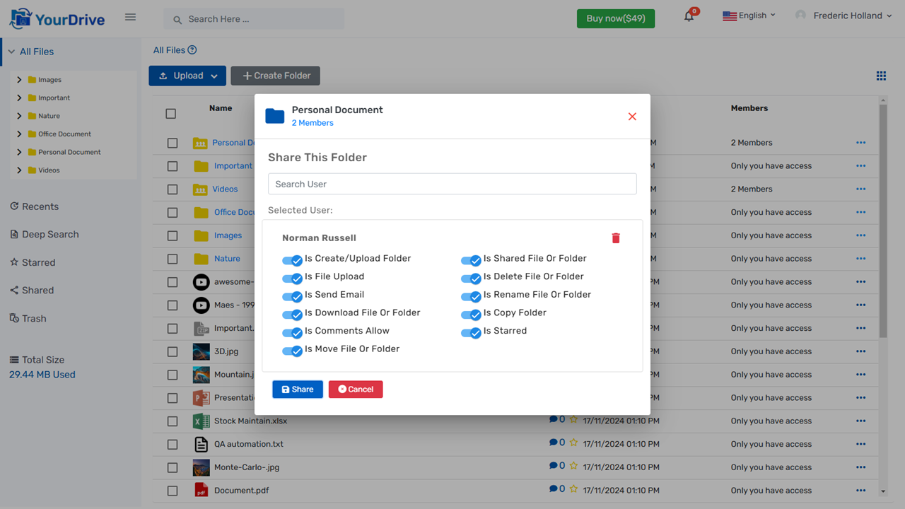File Manager and Cloud Storage with OCR by mlglobtechnology | CodeCanyon