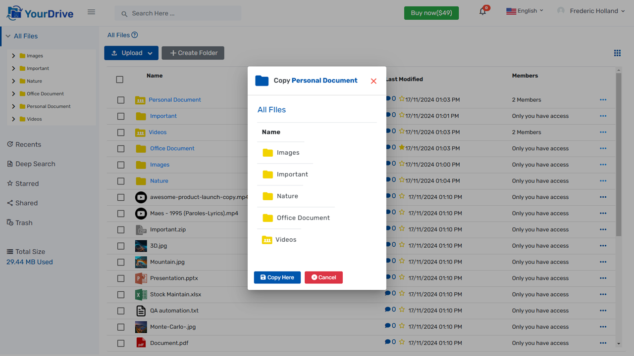 File Manager and Cloud Storage with OCR by mlglobtechnology | CodeCanyon