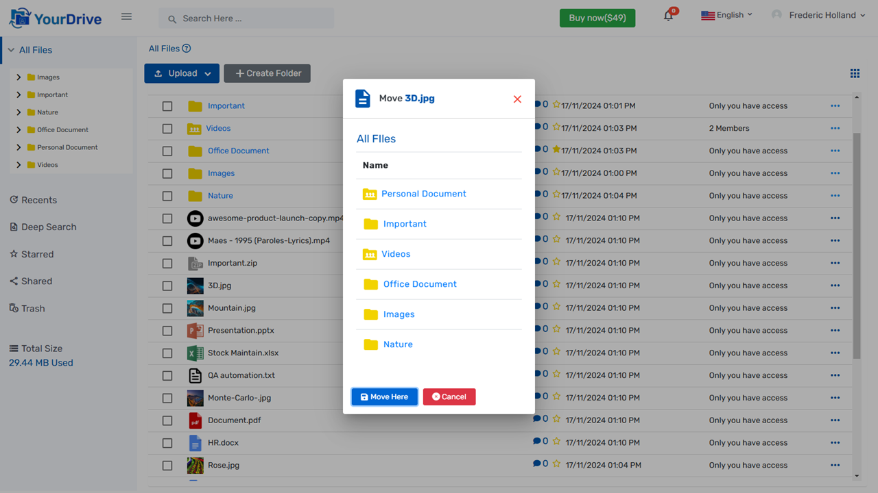 File Manager and Cloud Storage with OCR by mlglobtechnology | CodeCanyon