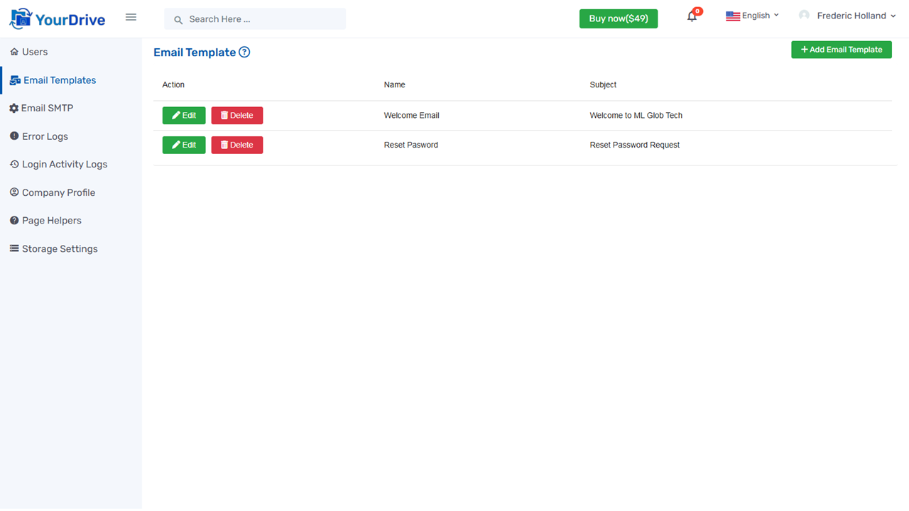 File Manager and Cloud Storage with OCR by mlglobtechnology | CodeCanyon