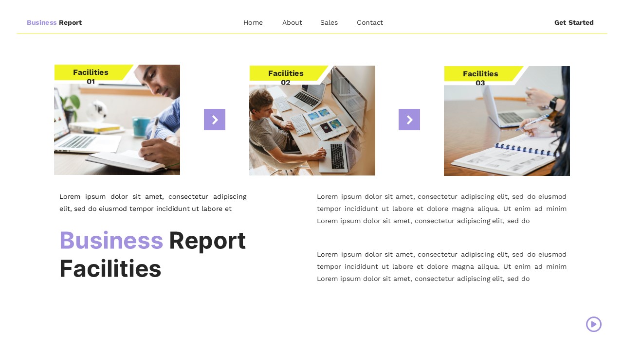 Business Report - Business Powerpoint Templates, Presentation Templates