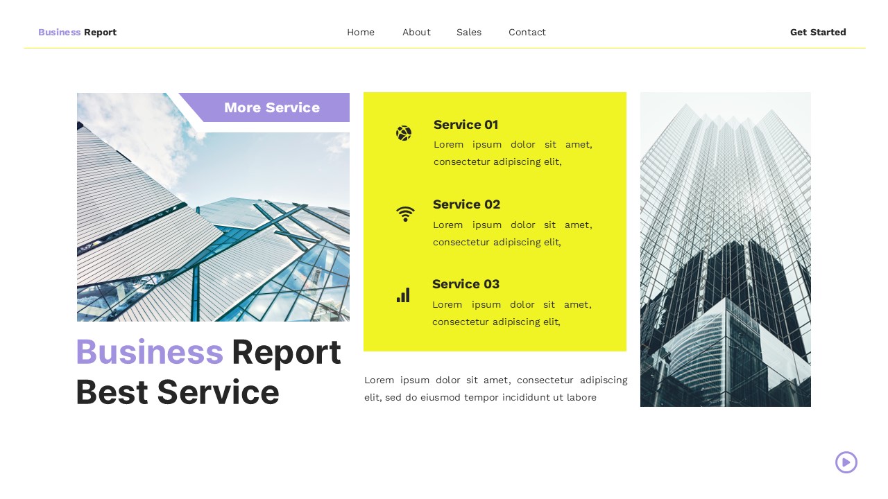 Business Report - Business Powerpoint Templates, Presentation Templates