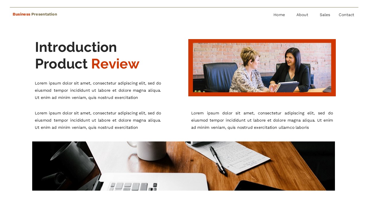 Product Review - Business Google Slide Templates, Presentation Templates