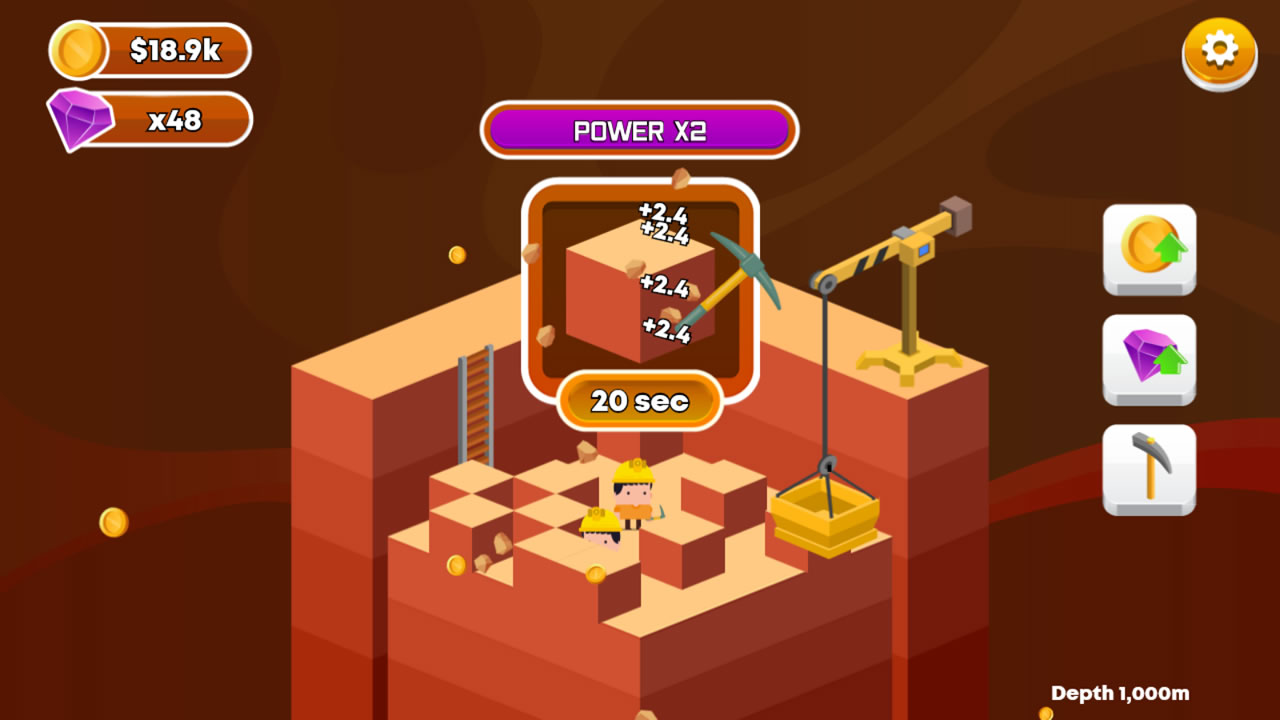 Dig Dig Clicker - HTML5 Game by demonisblack | CodeCanyon