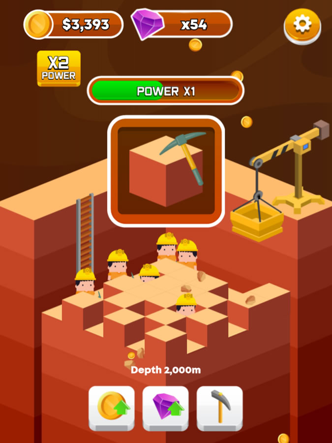 Dig Dig Clicker - HTML5 Game by demonisblack | CodeCanyon