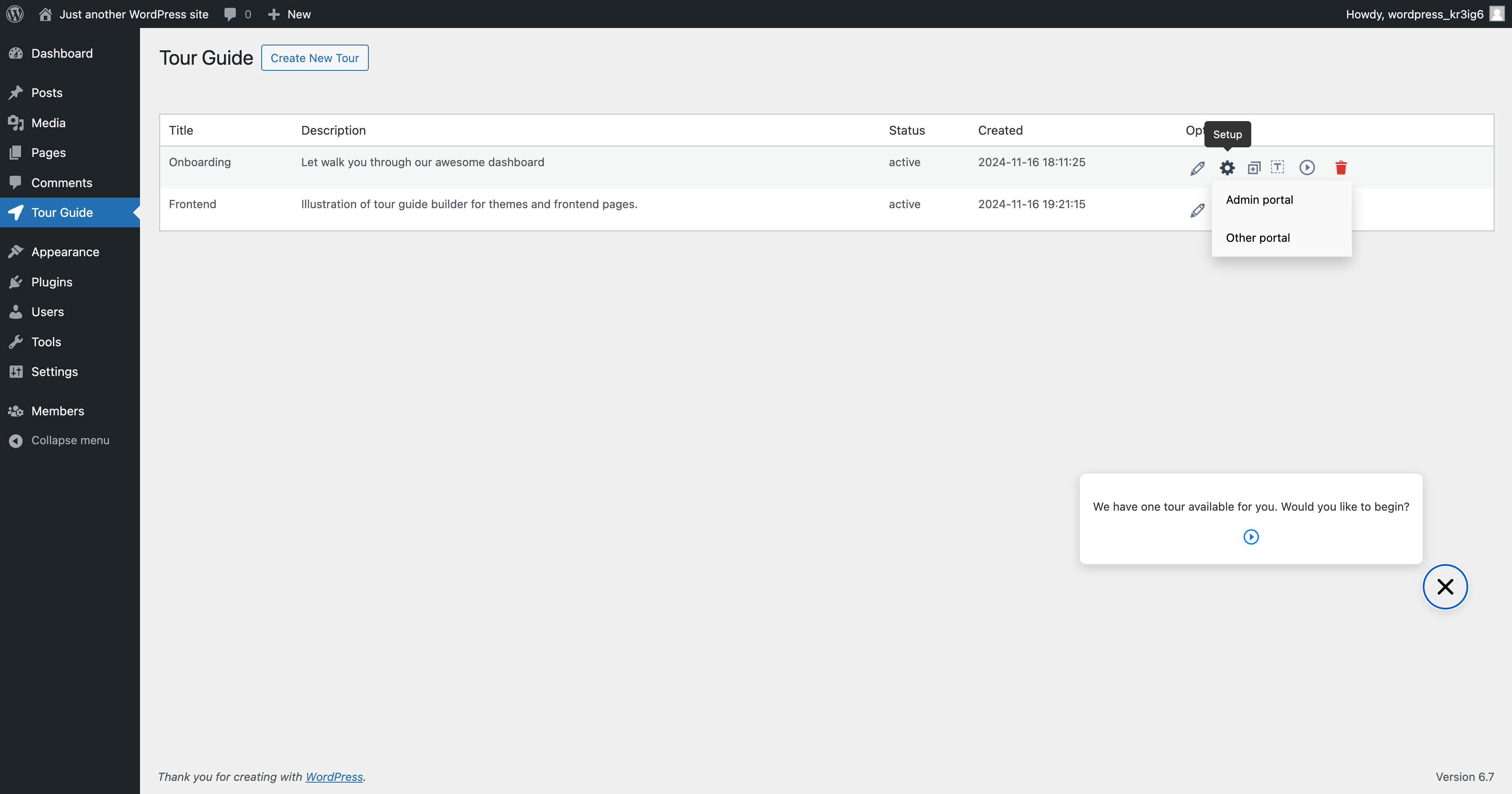 Tour Guide Builder for WordPress– Zero-Code Onboarding and Walkthroughs by ulutfa
