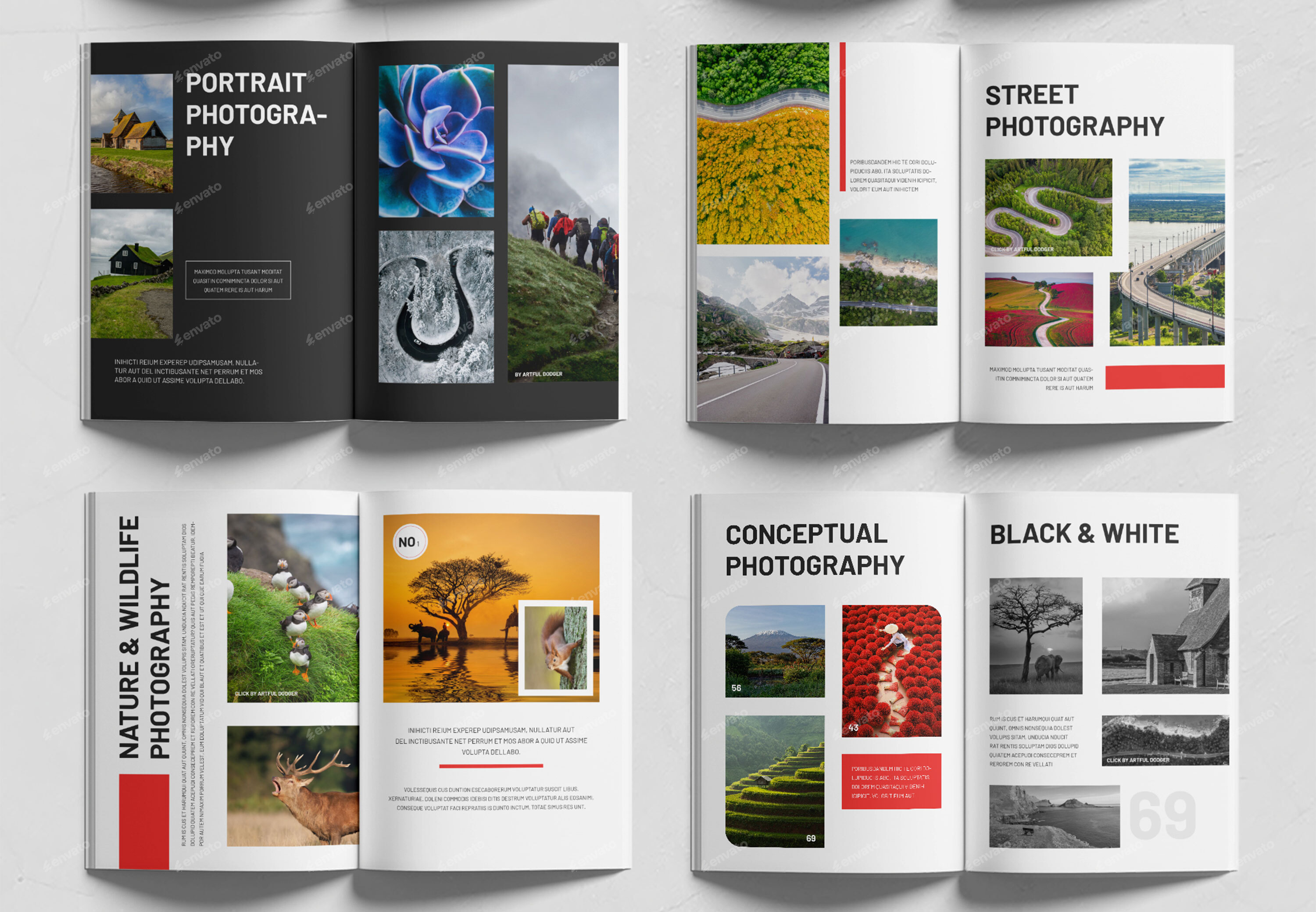 Minimalist Portfolio Design Layout, Print Templates | GraphicRiver