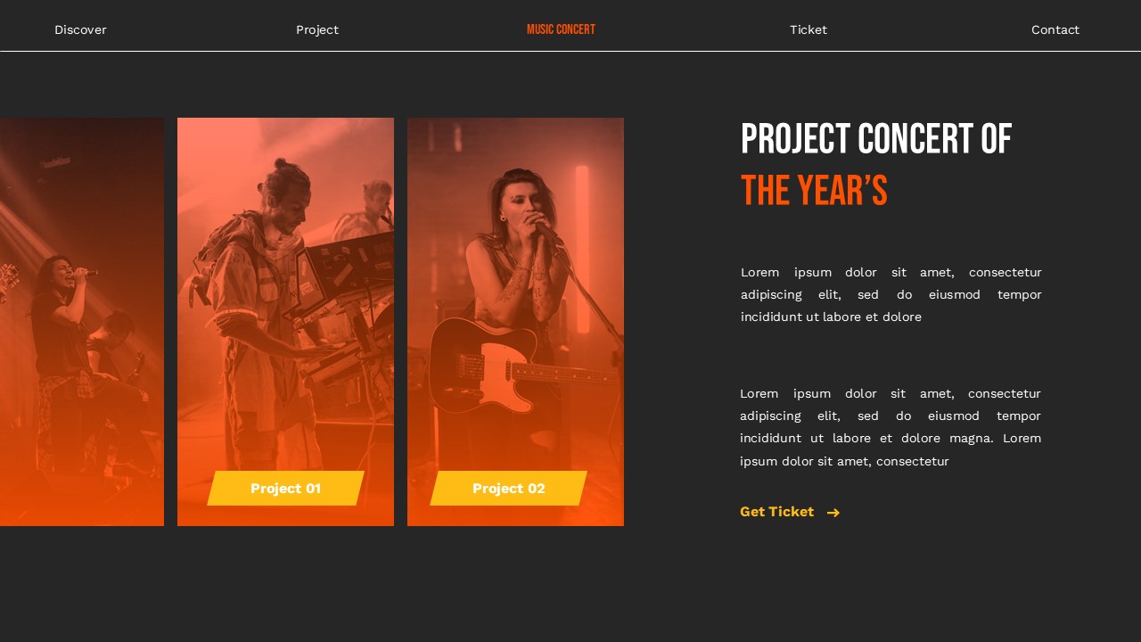 Music Concert - Music Powerpoint Templates, Presentation Templates