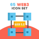 65 Web3 Icon Set, Icons | GraphicRiver