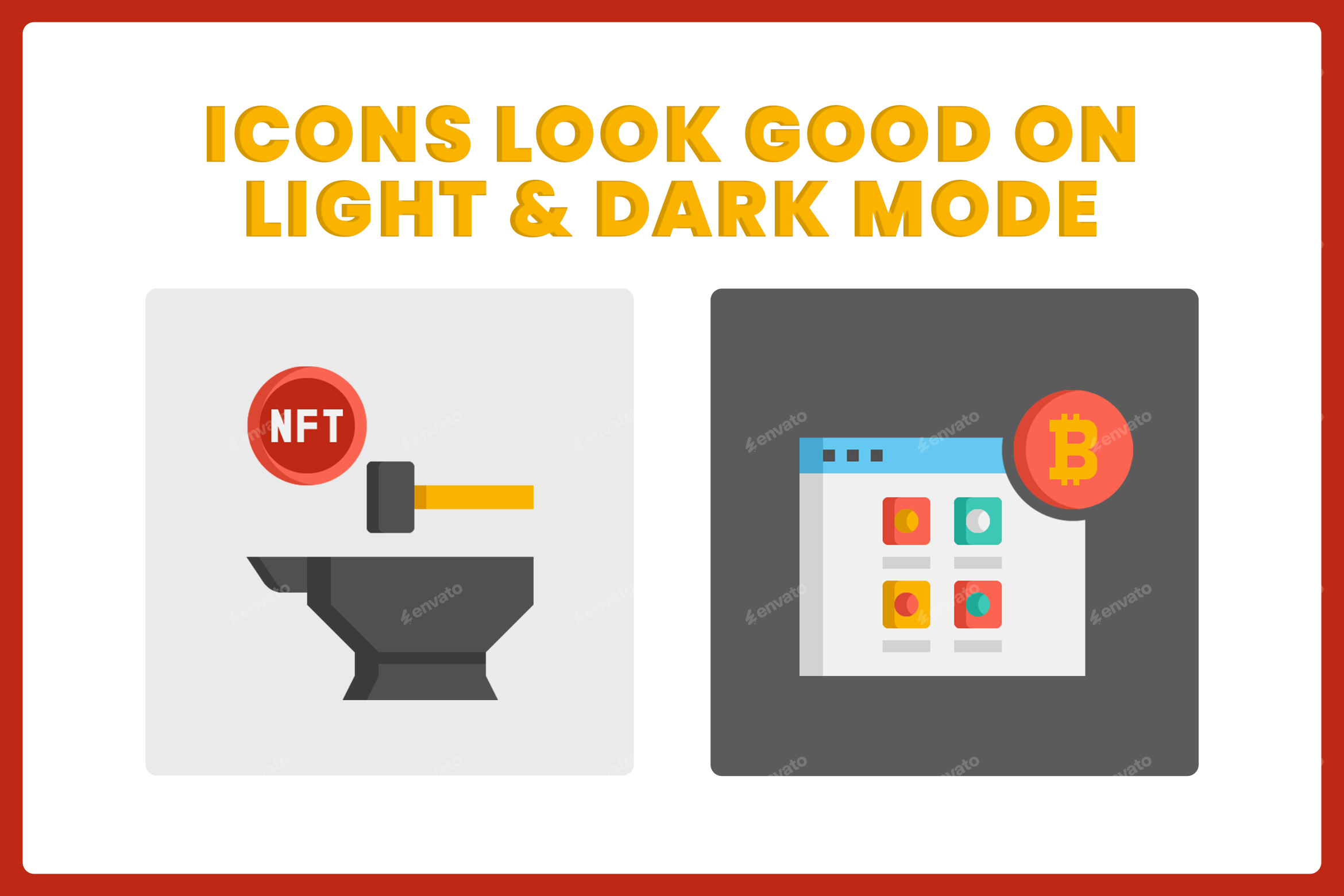 65 Web3 Icon Set, Icons | GraphicRiver