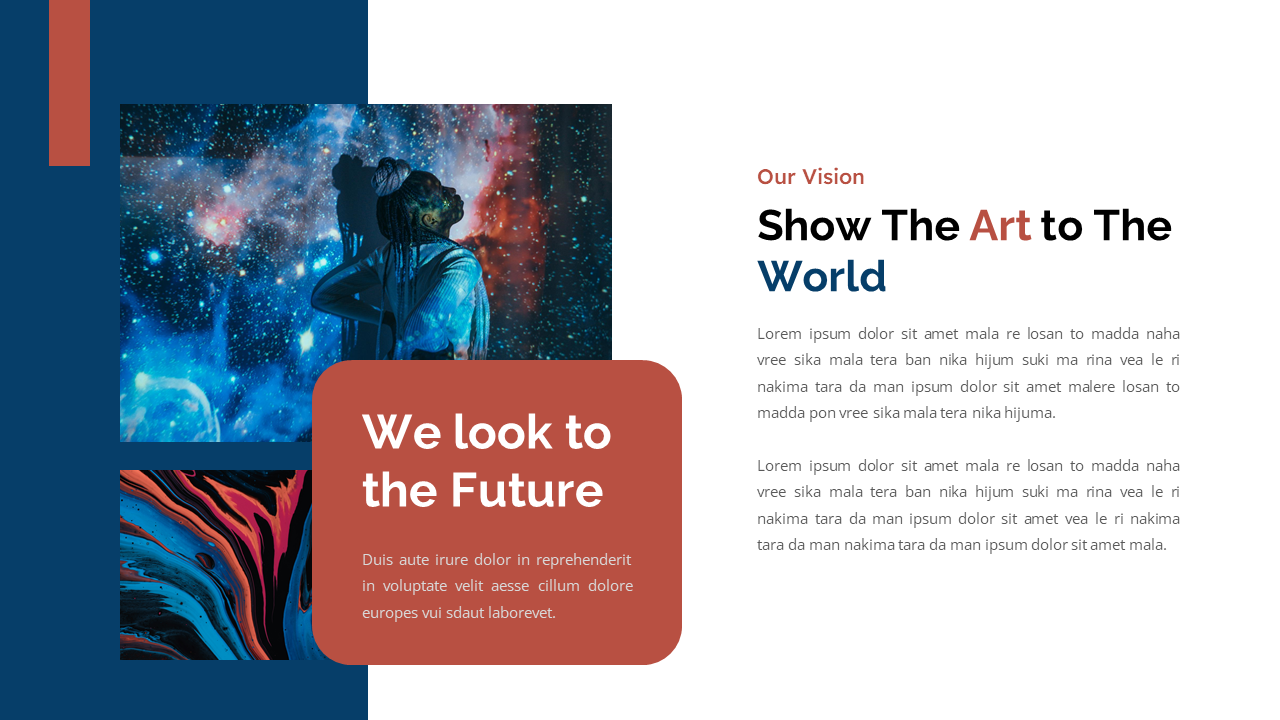 Art Gallery Presentation Google Slides Template, Presentation Templates