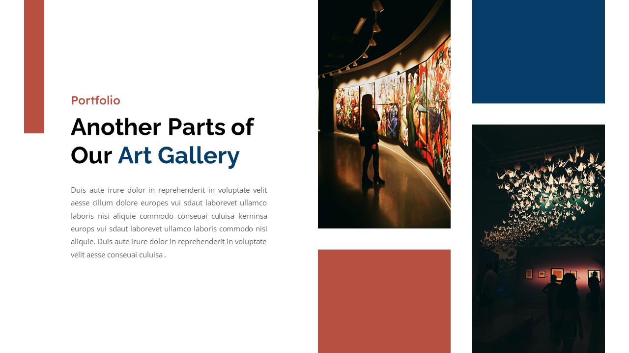 Art Gallery Presentation Google Slides Template, Presentation Templates