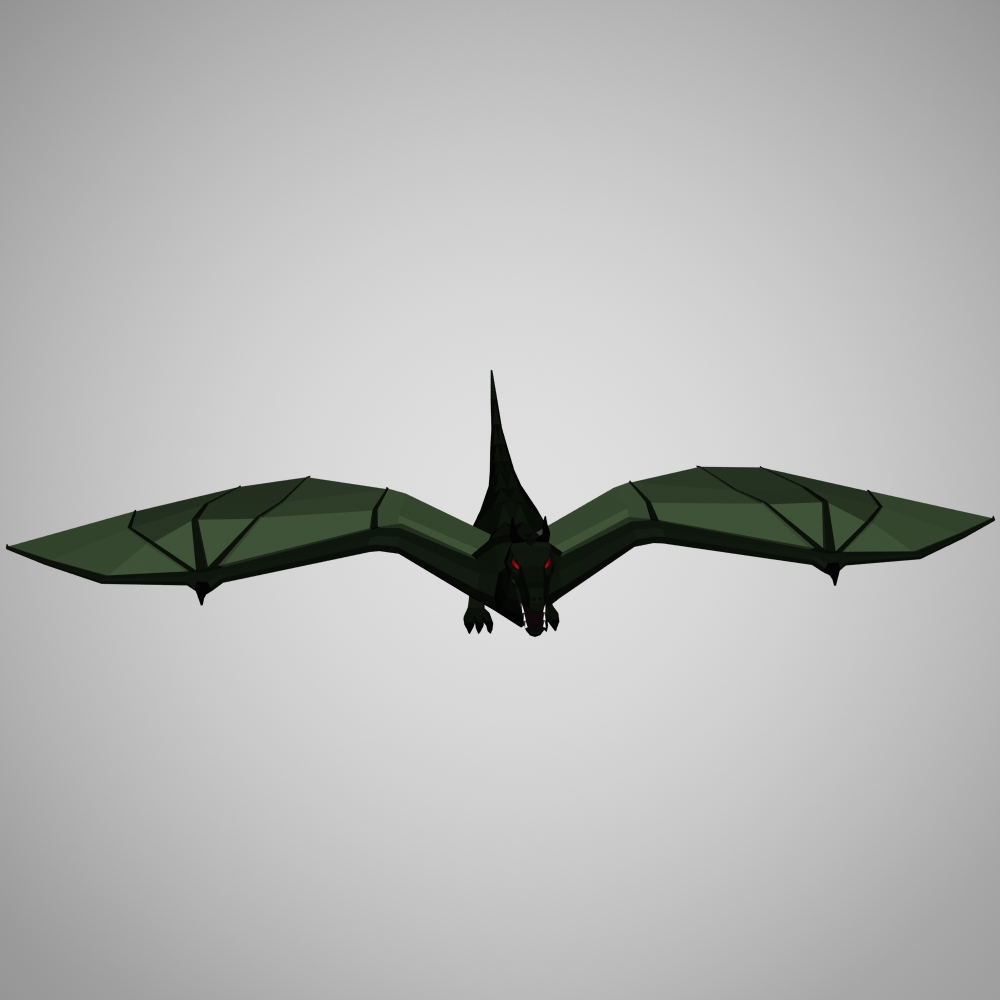 Dragon Low Poly Base Mesh by gazisohan | 3DOcean