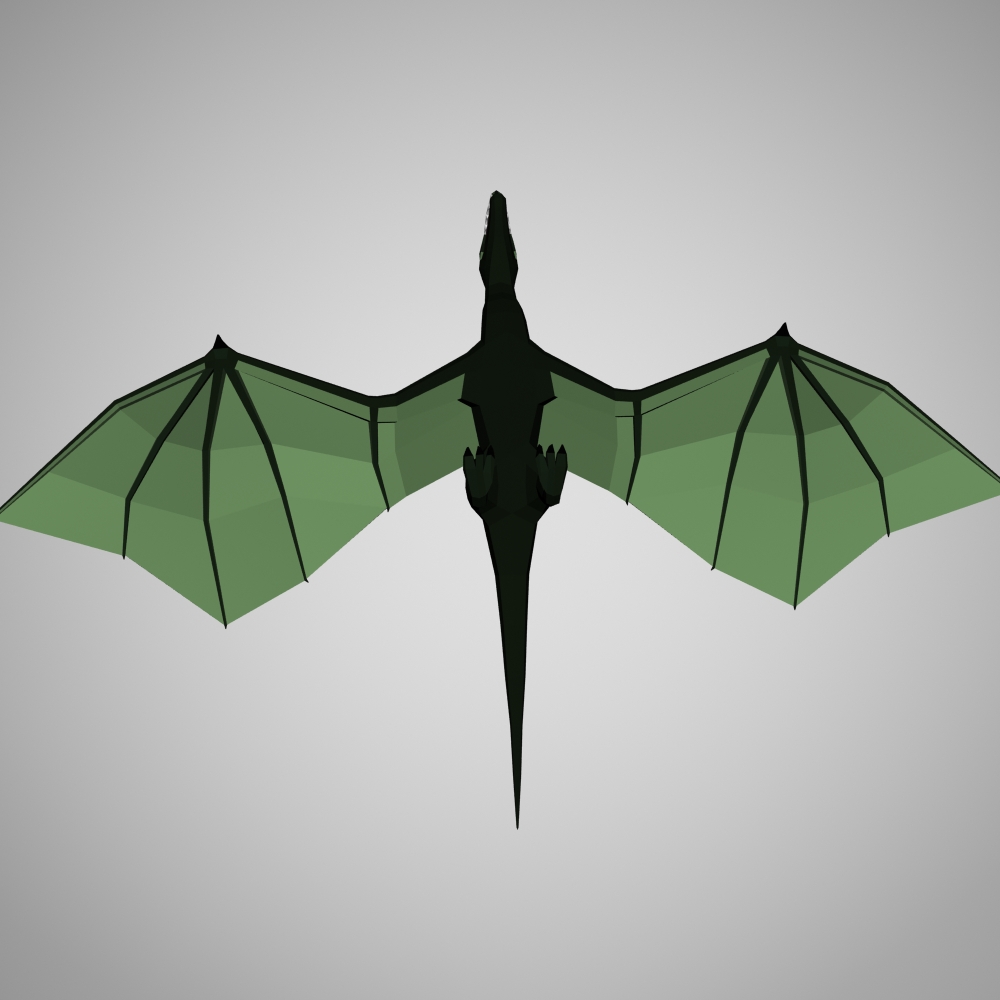 Dragon Low Poly Base Mesh by gazisohan | 3DOcean