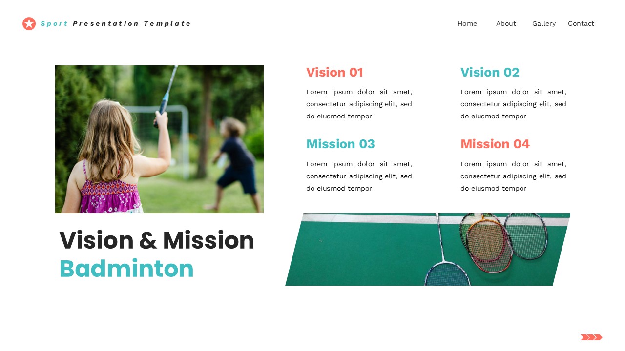 Badminton - Sport Powerpoint Templates, Presentation Templates ...