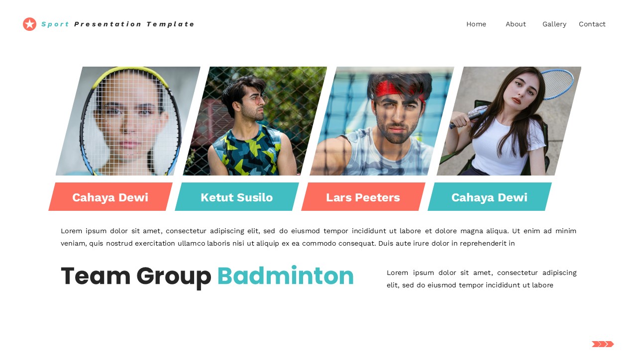 Badminton - Sport Powerpoint Templates, Presentation Templates ...