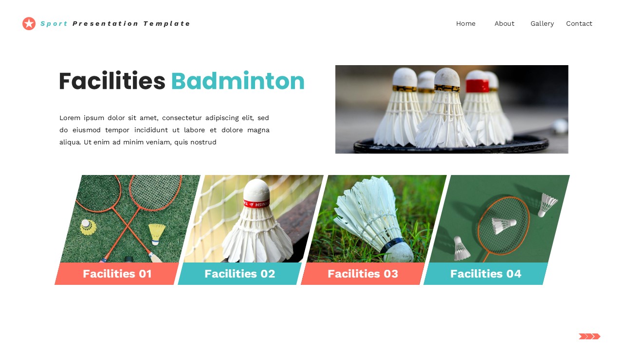 Badminton - Sport Google Slide Templates, Presentation Templates ...
