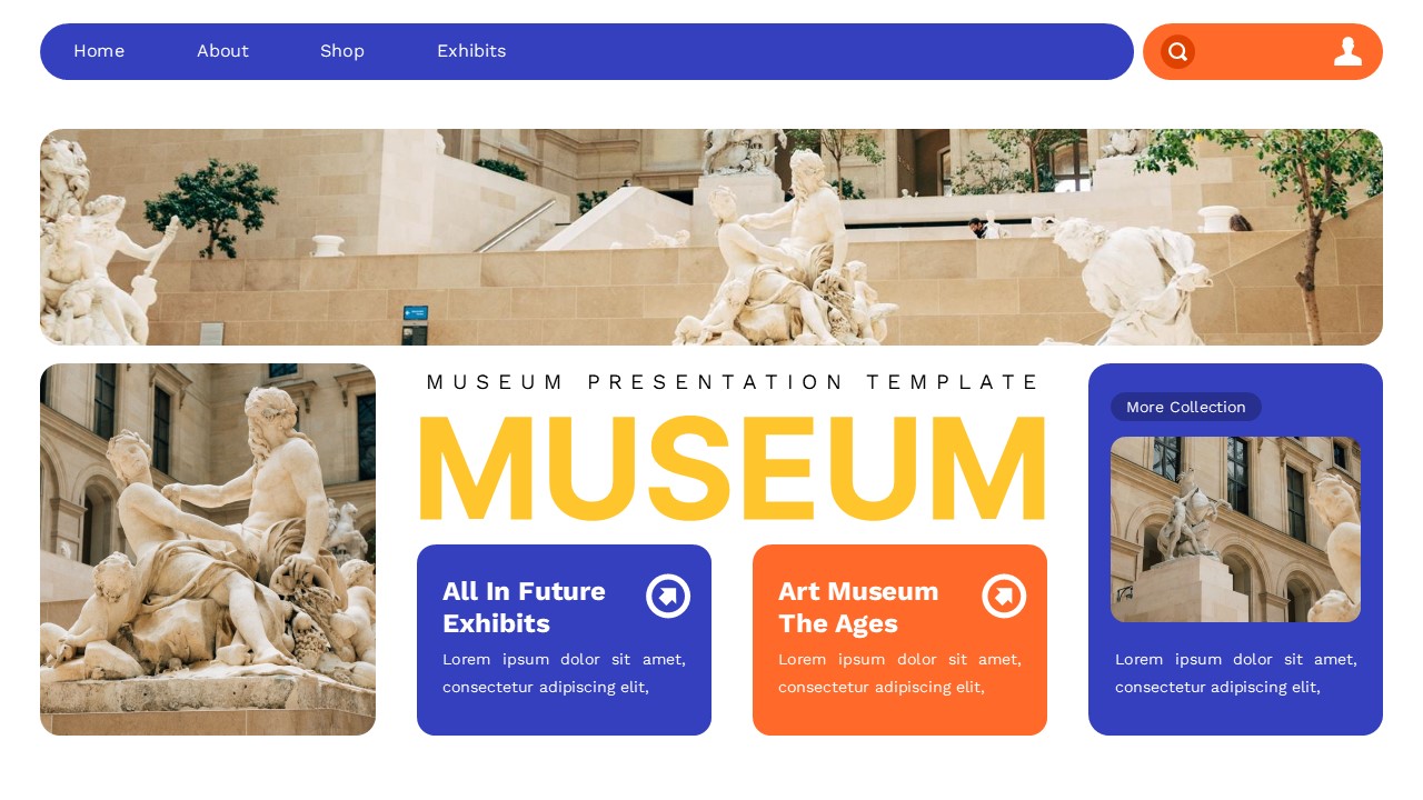 Museum - Education Google Slide Templates, Presentation Templates ...