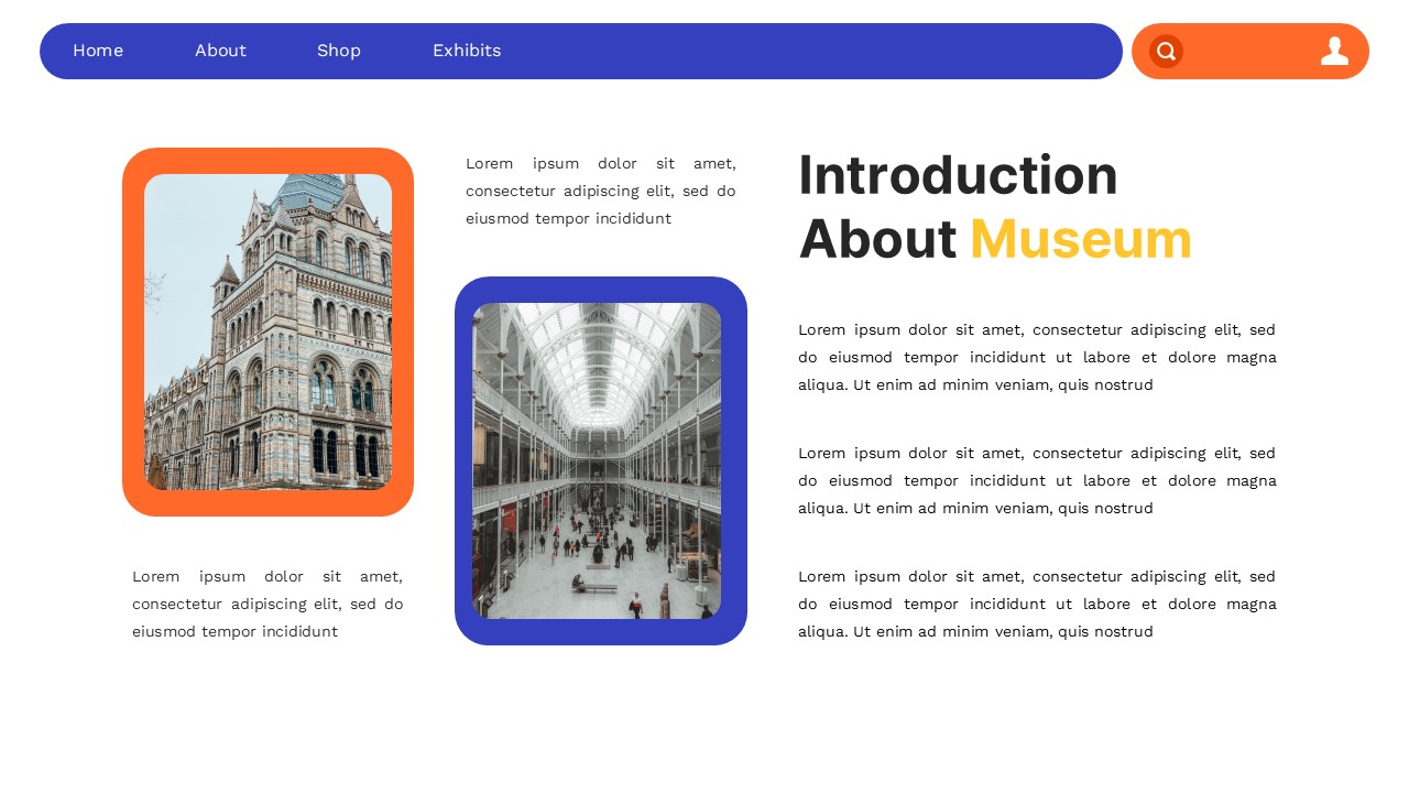 Museum - Education Google Slide Templates, Presentation Templates ...