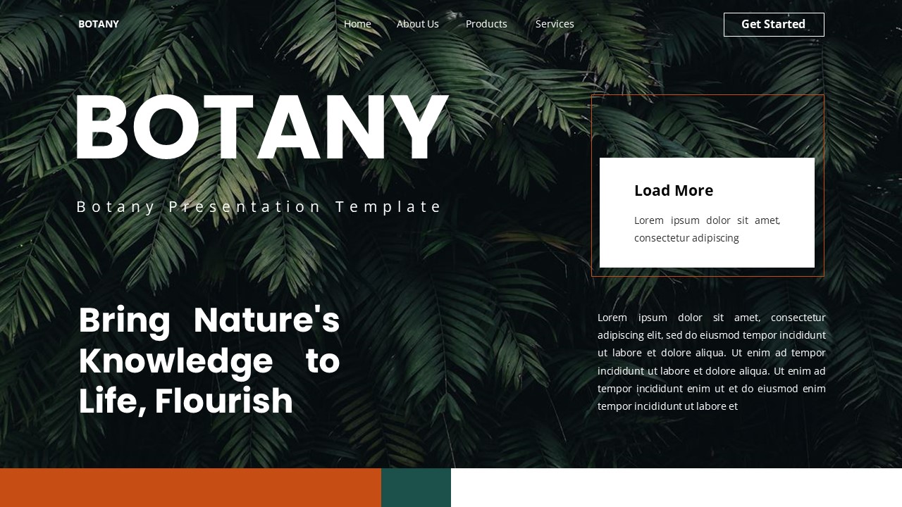 Botany - Botanical Powerpoint Templates, Presentation Templates ...