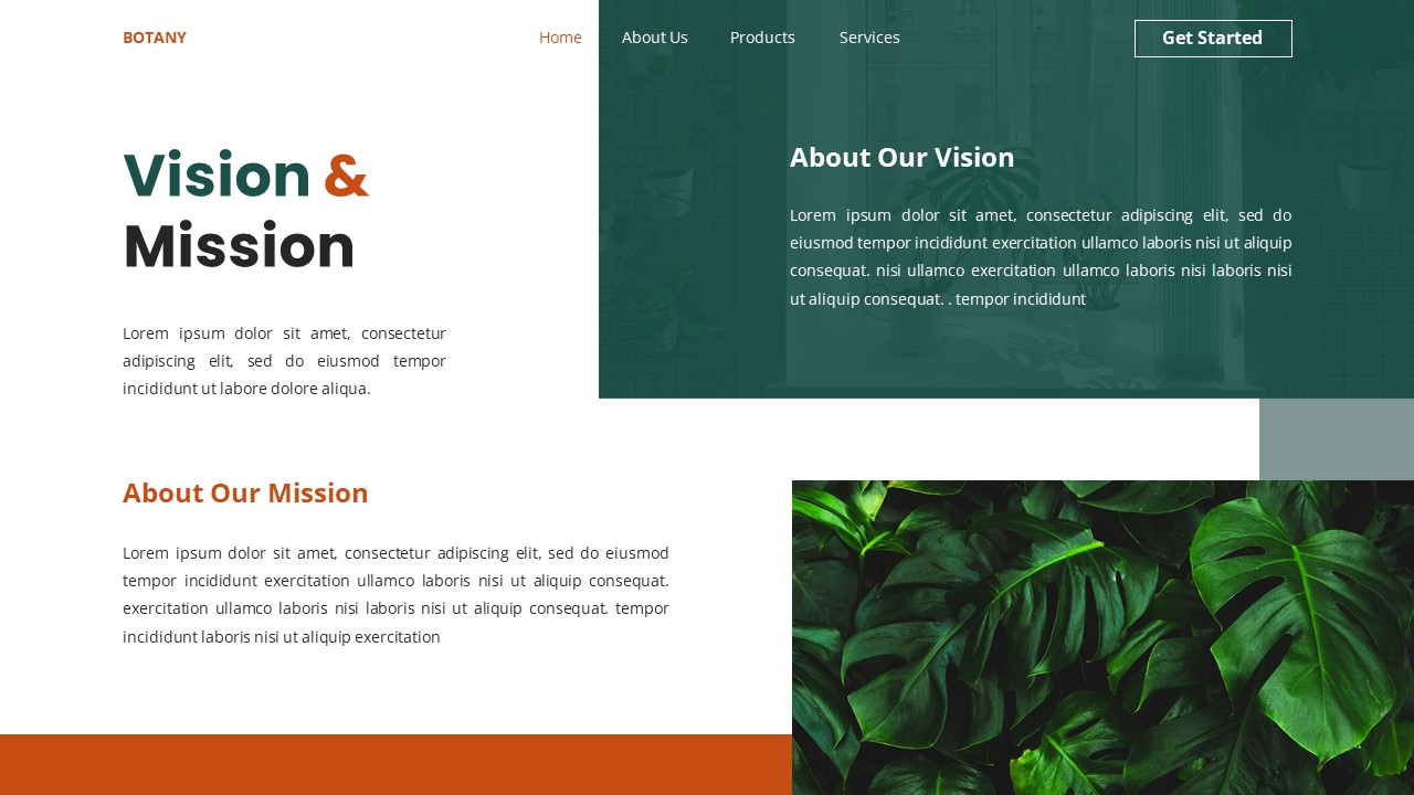 Botany - Botanical Google Slide Templates, Presentation Templates ...