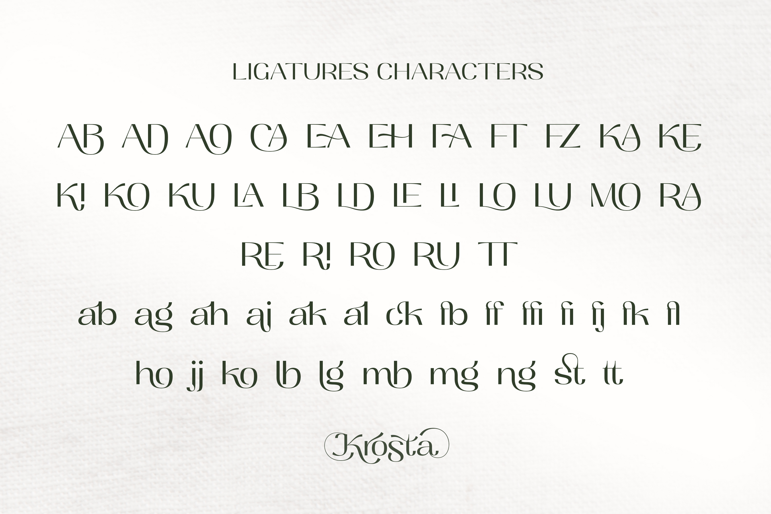 Krosta - Display Font, Fonts | GraphicRiver