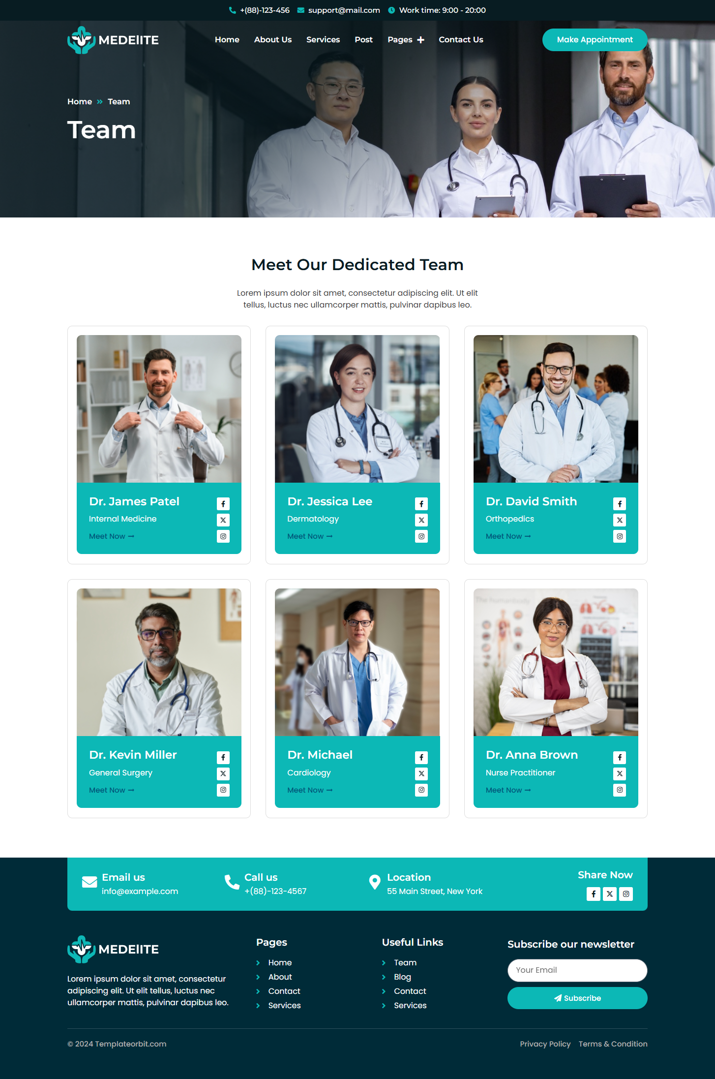 Medelite – Health & Medical Elementor Pro Template Kit by TemplateNitro