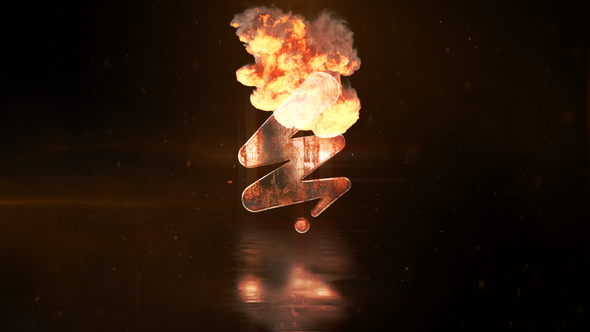 Fire Logo Reveal, After Effects Project Files | VideoHive
