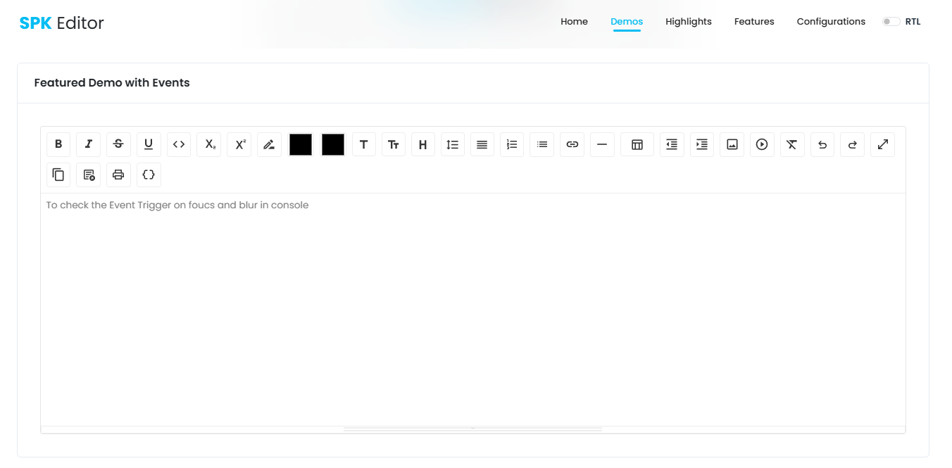 SPK Editor – WYSIWYG Javascript Rich Editor by SPRUKO | CodeCanyon