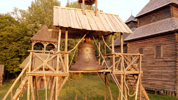 Vintage Large Church Bell or Campane, Stock Footage | VideoHive