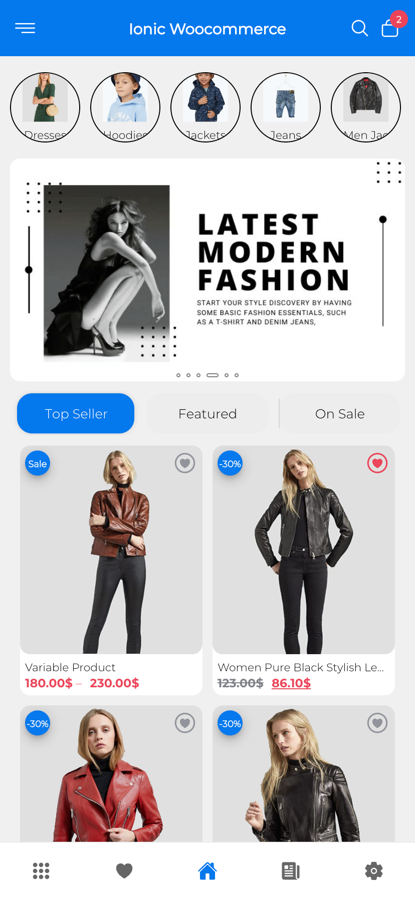Rawal Ionic Woocommerce And Flutter Woocommerce Full Mobile Application Solution With Setting